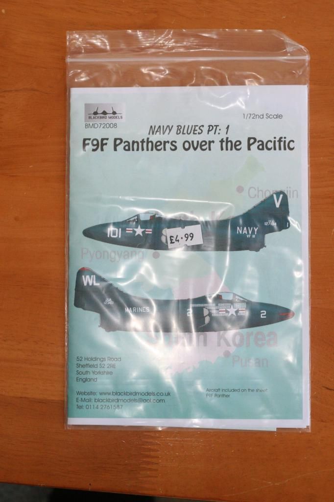 Hasegawa F9F-2 and Sword F2H-2 Banshee in 1/72 - Korean War Group Build ...