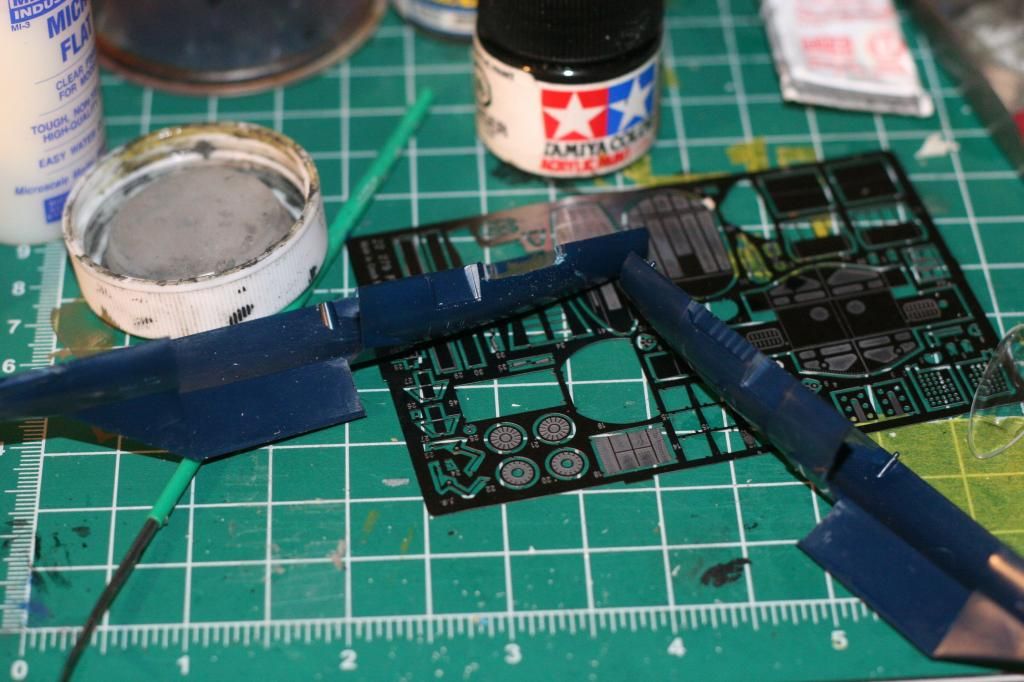 Hasegawa F9F-2 and Sword F2H-2 Banshee in 1/72 - Korean War Group Build ...