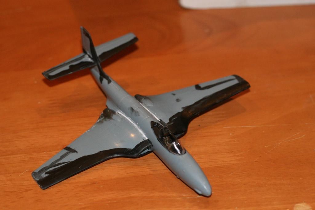 Hasegawa F9F-2 and Sword F2H-2 Banshee in 1/72 - Korean War Group Build ...