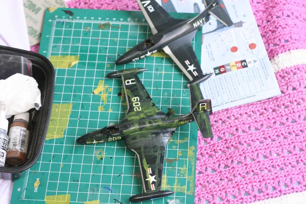 Hasegawa F9F-2 and Sword F2H-2 Banshee in 1/72 - Page 2 - Korean War ...